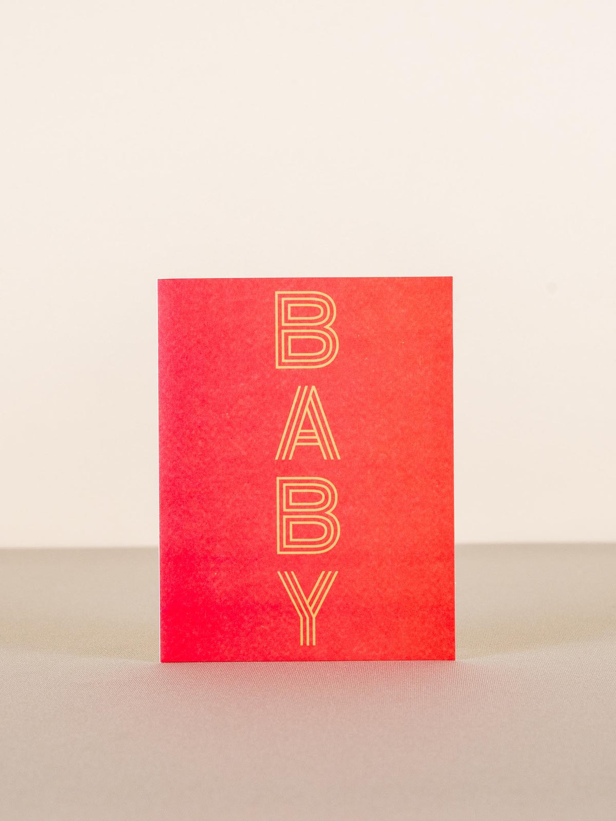 Lettuce | Card | Baby Stripe Letters | Hendrix